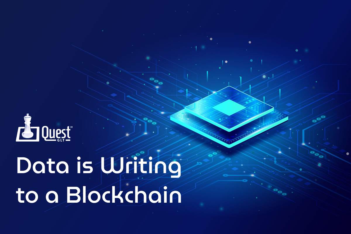 Which Model Explains How Data is Writing to a Blockchain?
